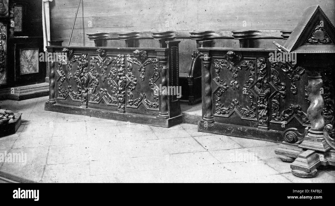 Steinfeld abbey Banque d'images noir et blanc - Alamy