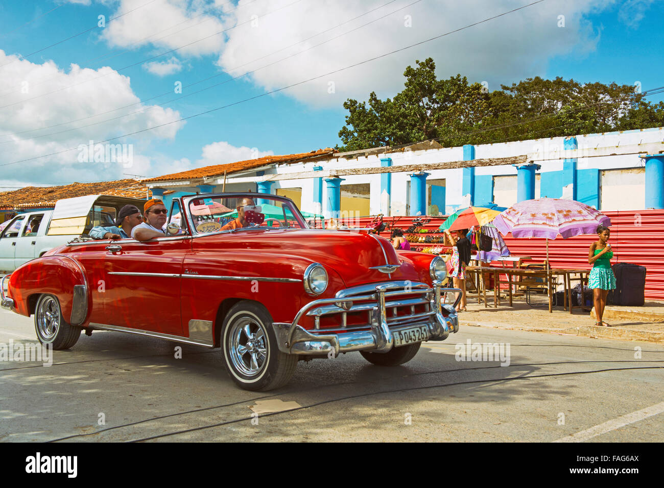 Vintage old american convertible taxi Banque de photographies et d ...