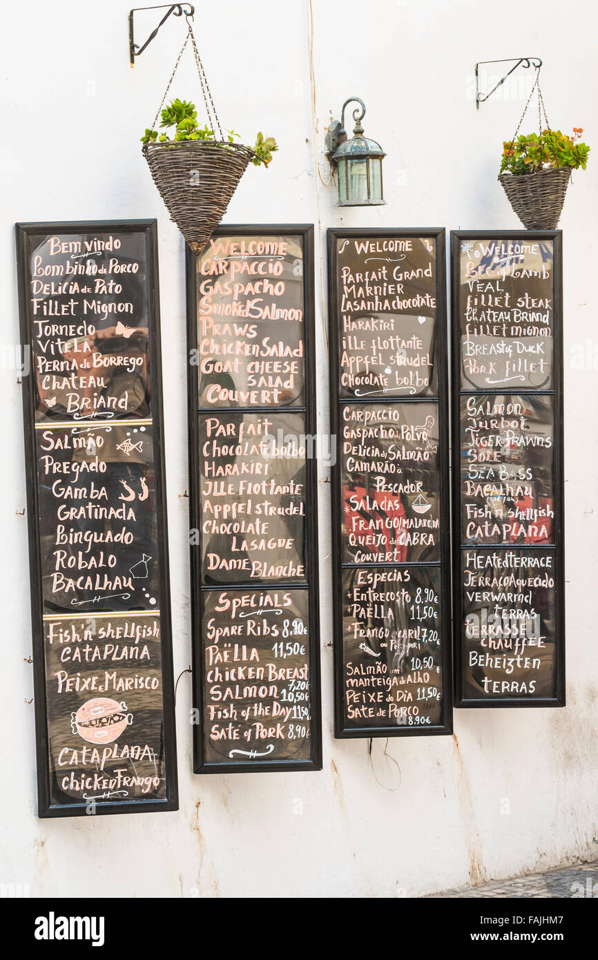 Multilingual menu Banque de photographies et d’images à haute ...