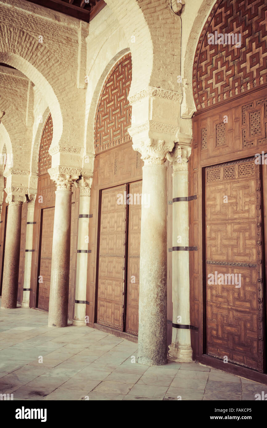 La Grande mosquée de Kairouan, Tunisie, Afrique Photo Stock - Alamy