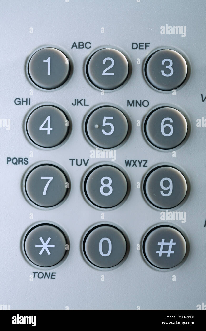 Clavier téléphonique Banque de photographies et d’images à haute ...