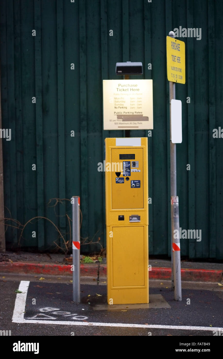 Vending machine parking ticket Banque de photographies et d’images à ...