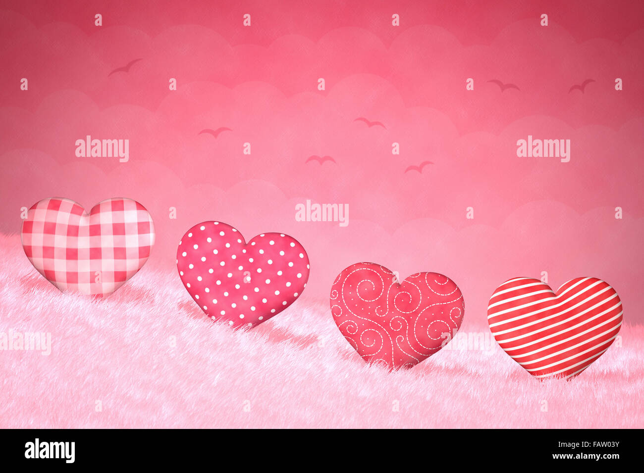 Petits coeurs Banque de photographies et d’images à haute résolution ...