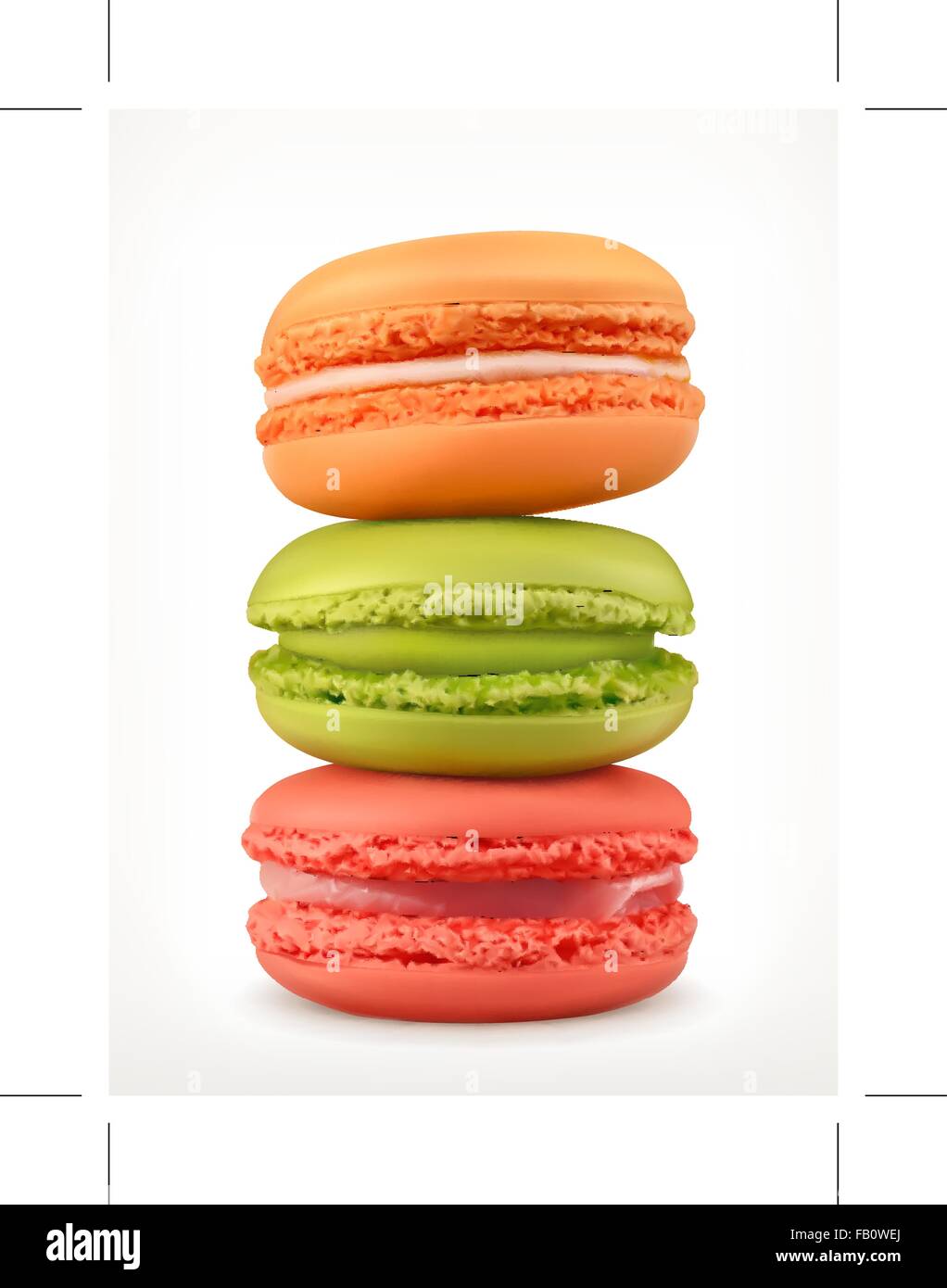 Macaron vector vectors Banque de photographies et d’images à haute ...