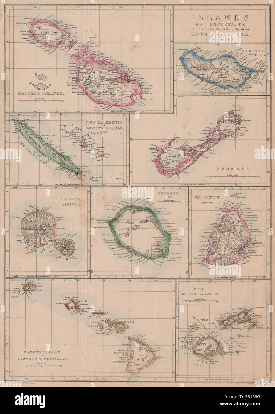 Tahiti map Banque de photographies et d’images à haute résolution - Alamy