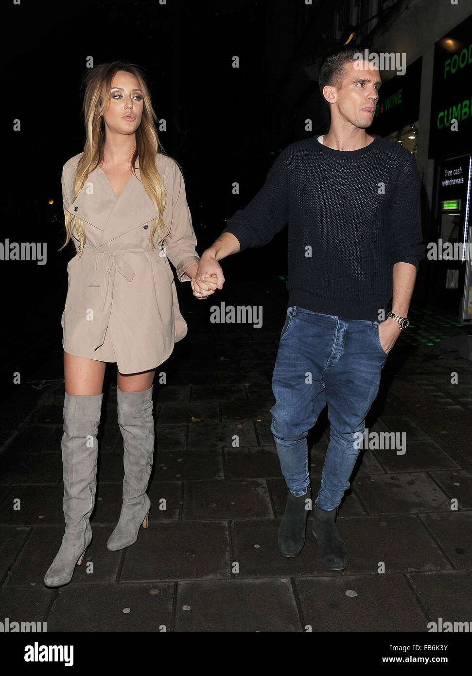 Geordie Shore stars Garry Beadle et Charlotte Crosby prouver leur ...
