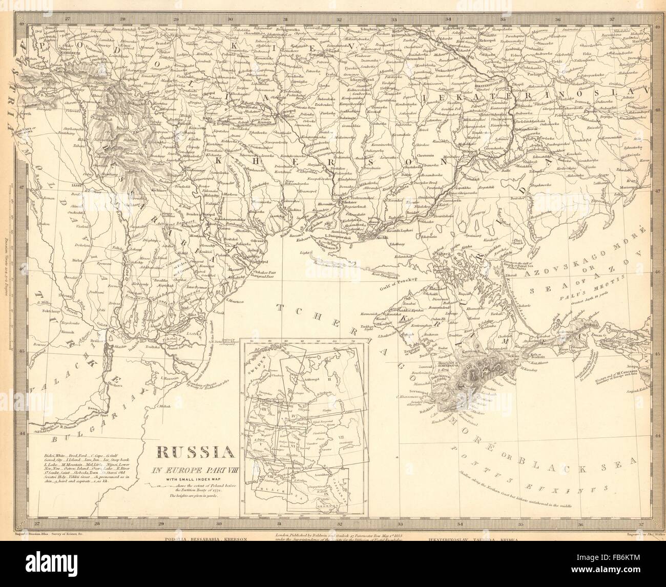 L'UKRAINE MOLDOVA : Podolie Bessarabie Kherson Kiev Crimée de Tauride ...