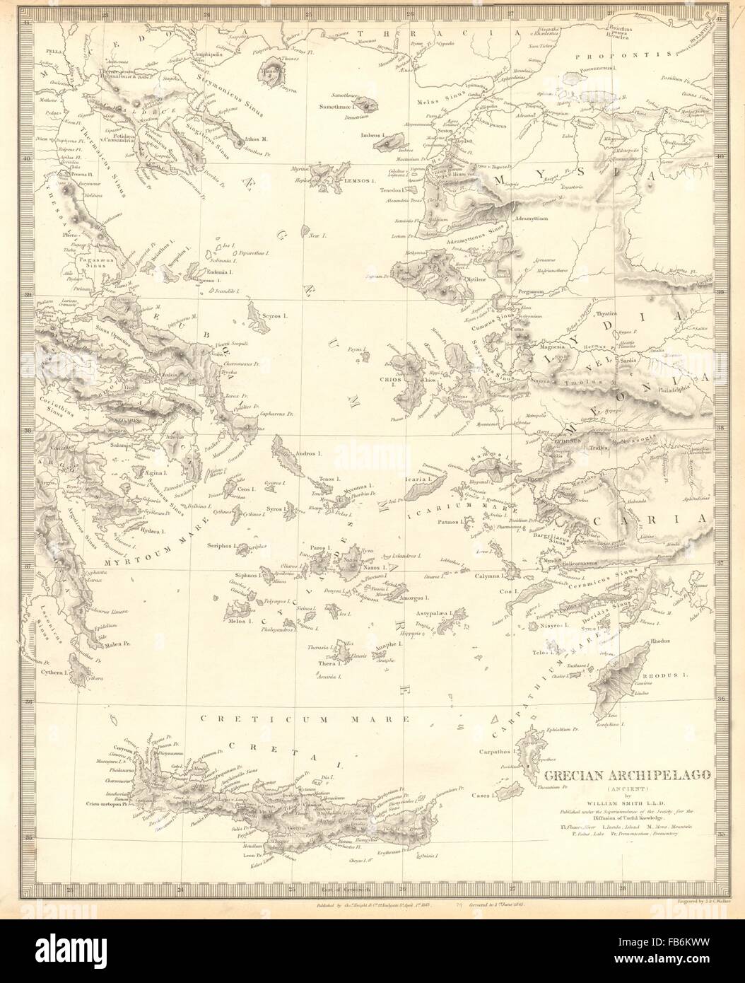 L'archipel grec ancien:Mer Egée Cyclades Dodécanèse Crete Creta.SDUK ...