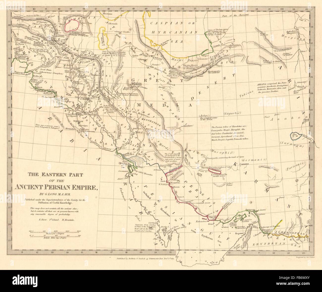 Empire perse carte Banque de photographies et d’images à haute ...