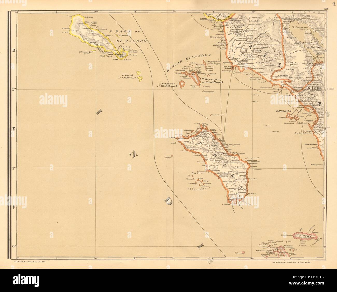 Nias map Banque de photographies et d’images à haute résolution - Alamy