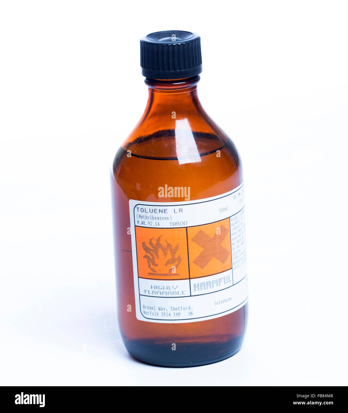 Bouteille de produit chimique industriel Banque de photographies et d ...