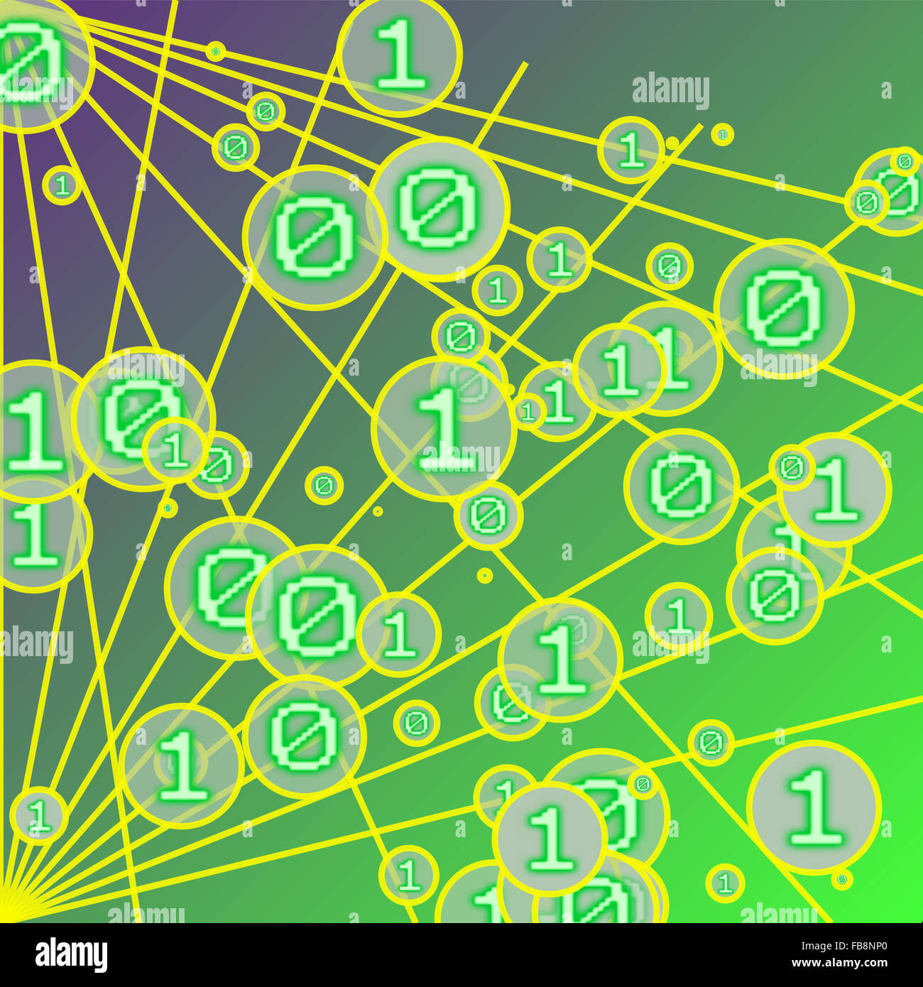 Informations diverses sur un arrière-plan géométrique. Les technologies ...
