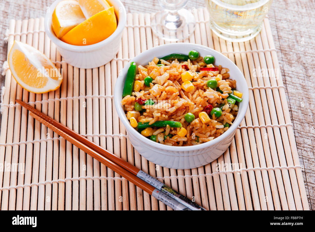 Riz aux petits pois Banque de photographies et d’images à haute ...