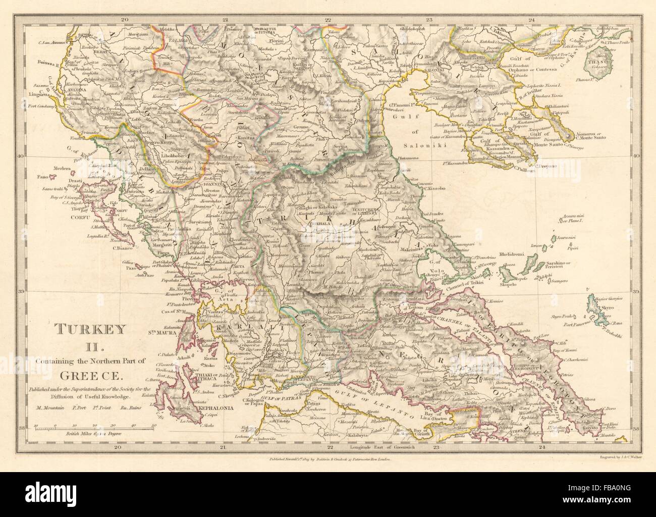 Euboea map Banque de photographies et d’images à haute résolution - Alamy