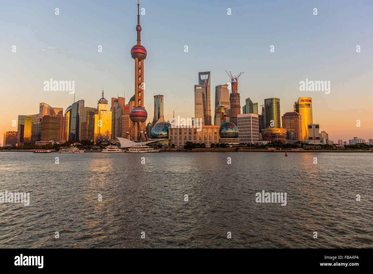 Paysage urbain de shanghai chine Banque de photographies et d’images à ...