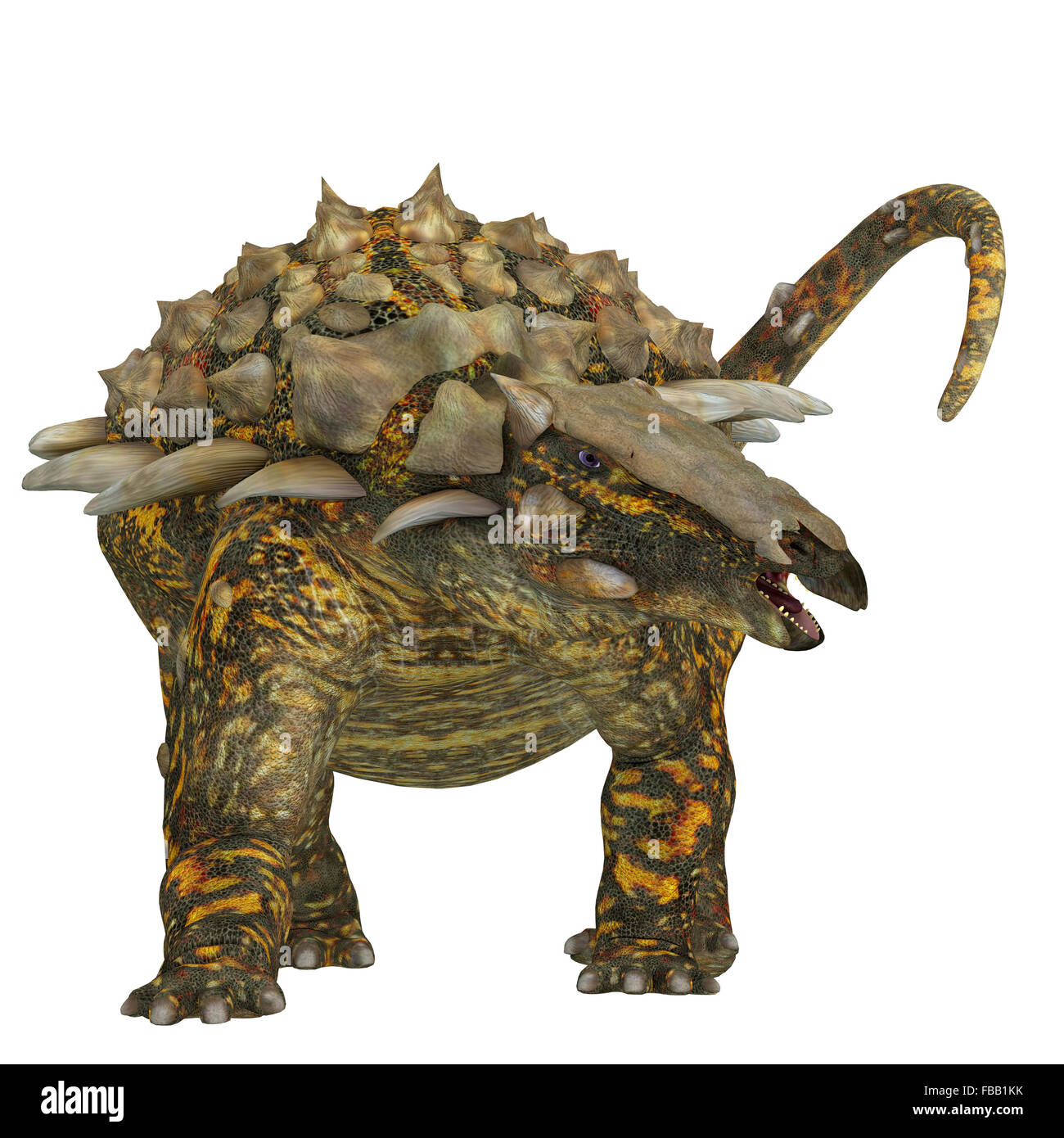 Gargoyleosaurus était un blindé ankylosaure dinosaure herbivore qui a ...