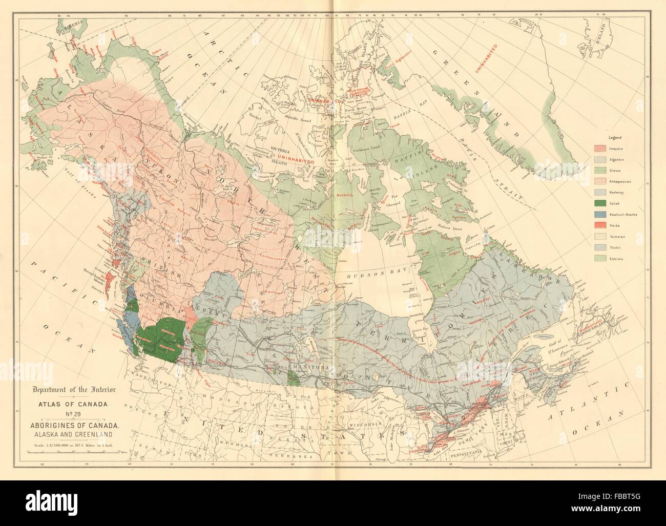 Map of alaska Banque de photographies et d’images à haute résolution ...