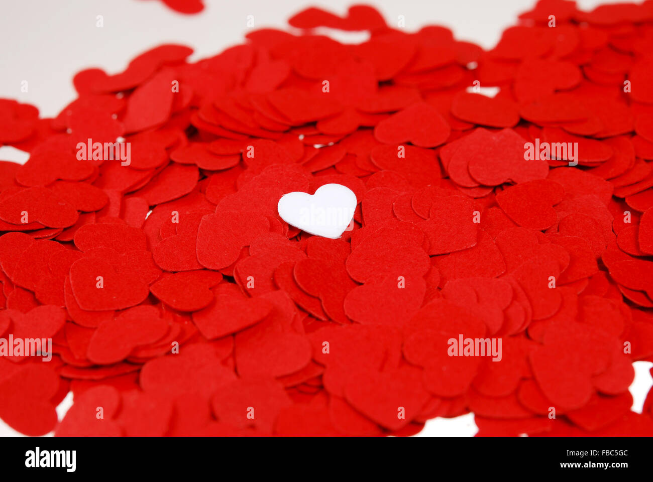 Petits coeurs rouges Banque de photographies et d’images à haute ...