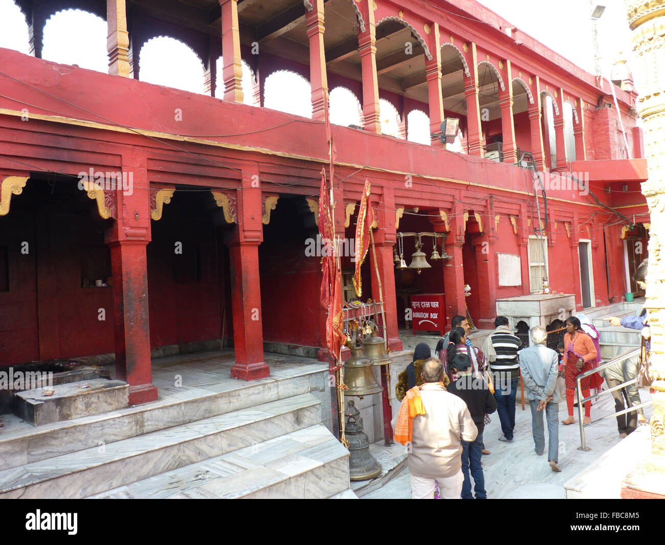 Varanasi durga mandir Banque de photographies et d’images à haute ...