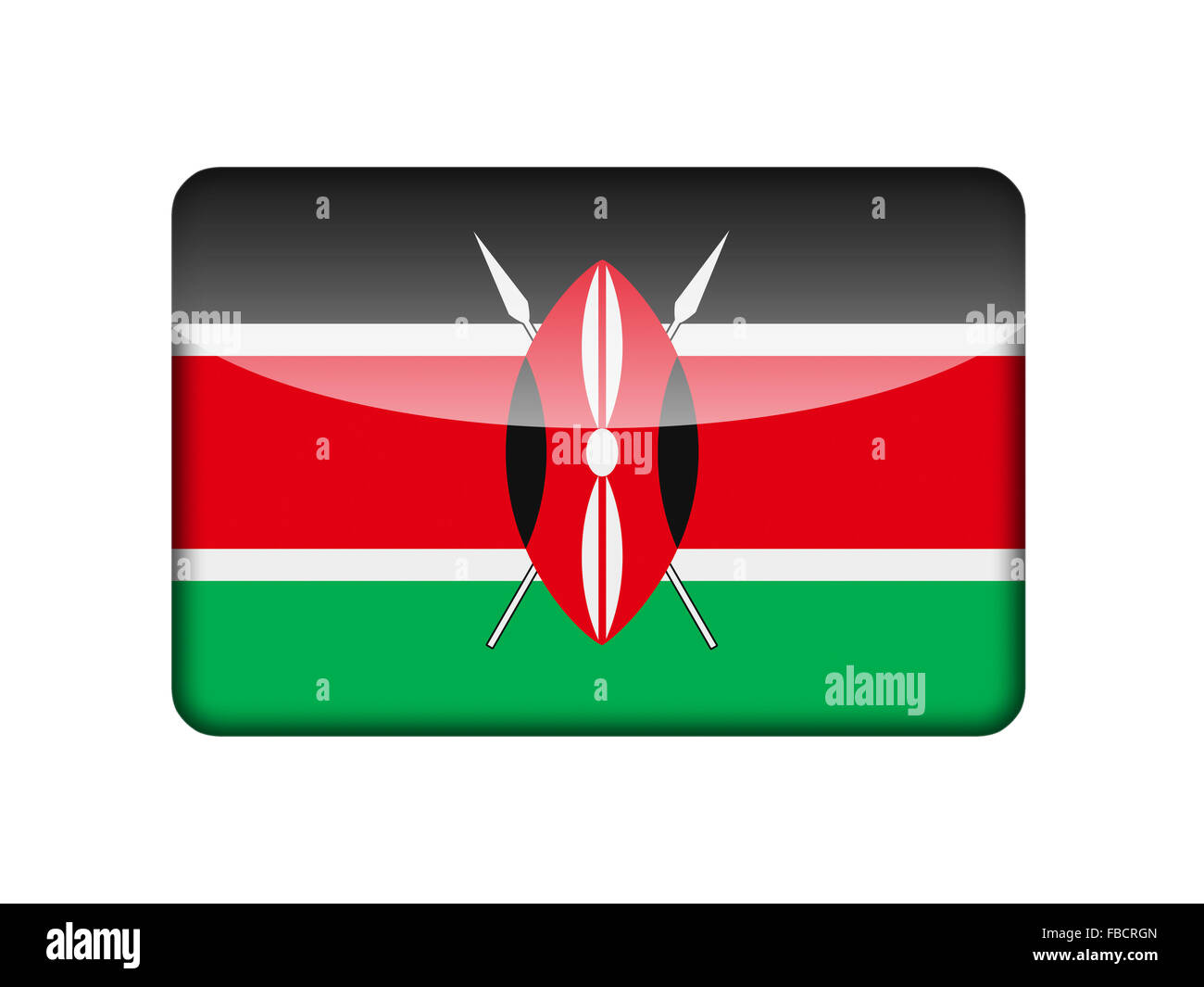 Drapeau national kenyan Banque de photographies et d’images à haute ...