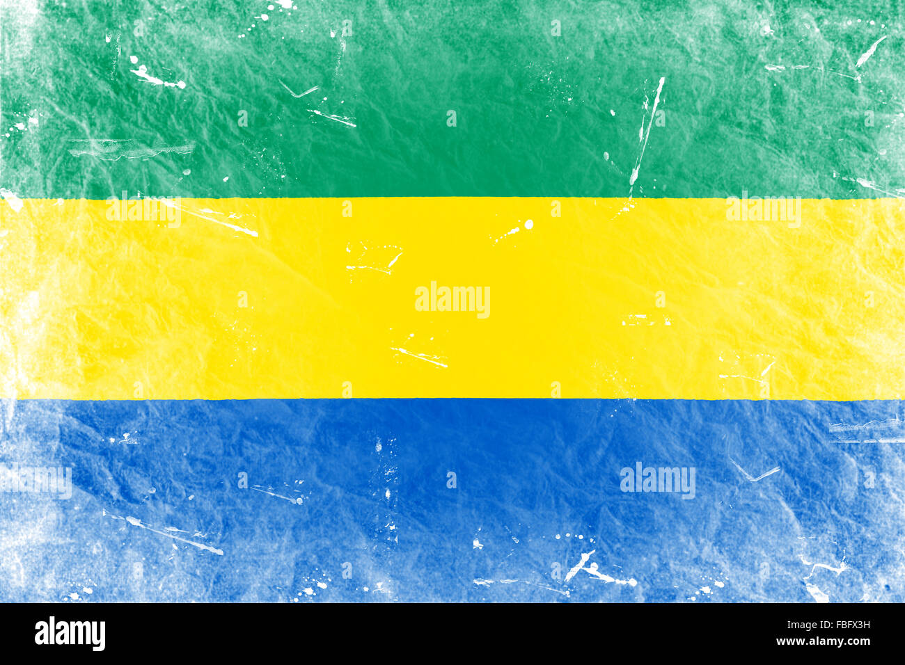 Drapeau gabonais Banque de photographies et d’images à haute résolution ...