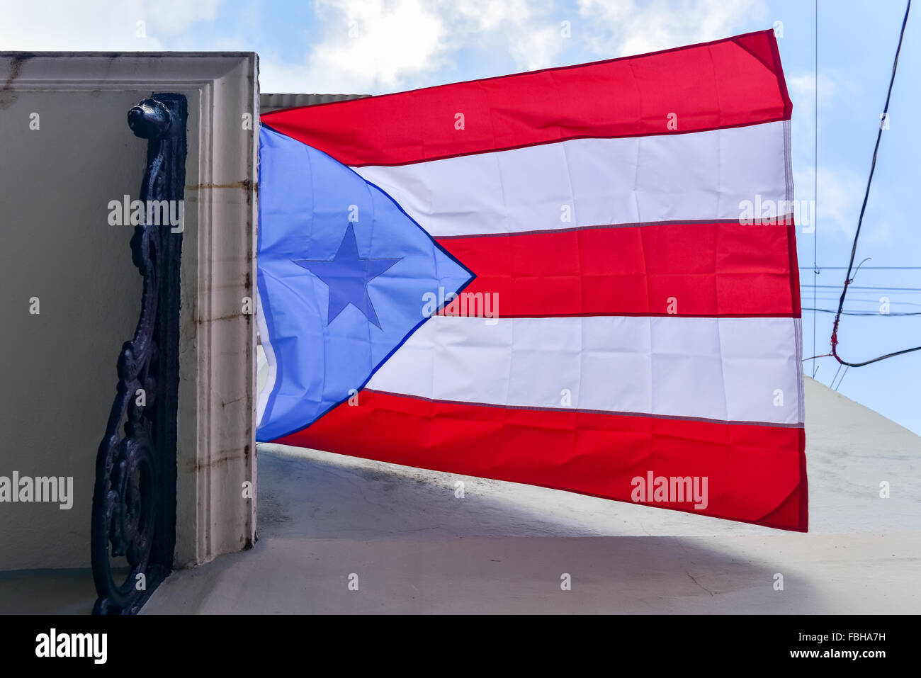 Drapeau de puerto rico Banque de photographies et d’images à haute ...