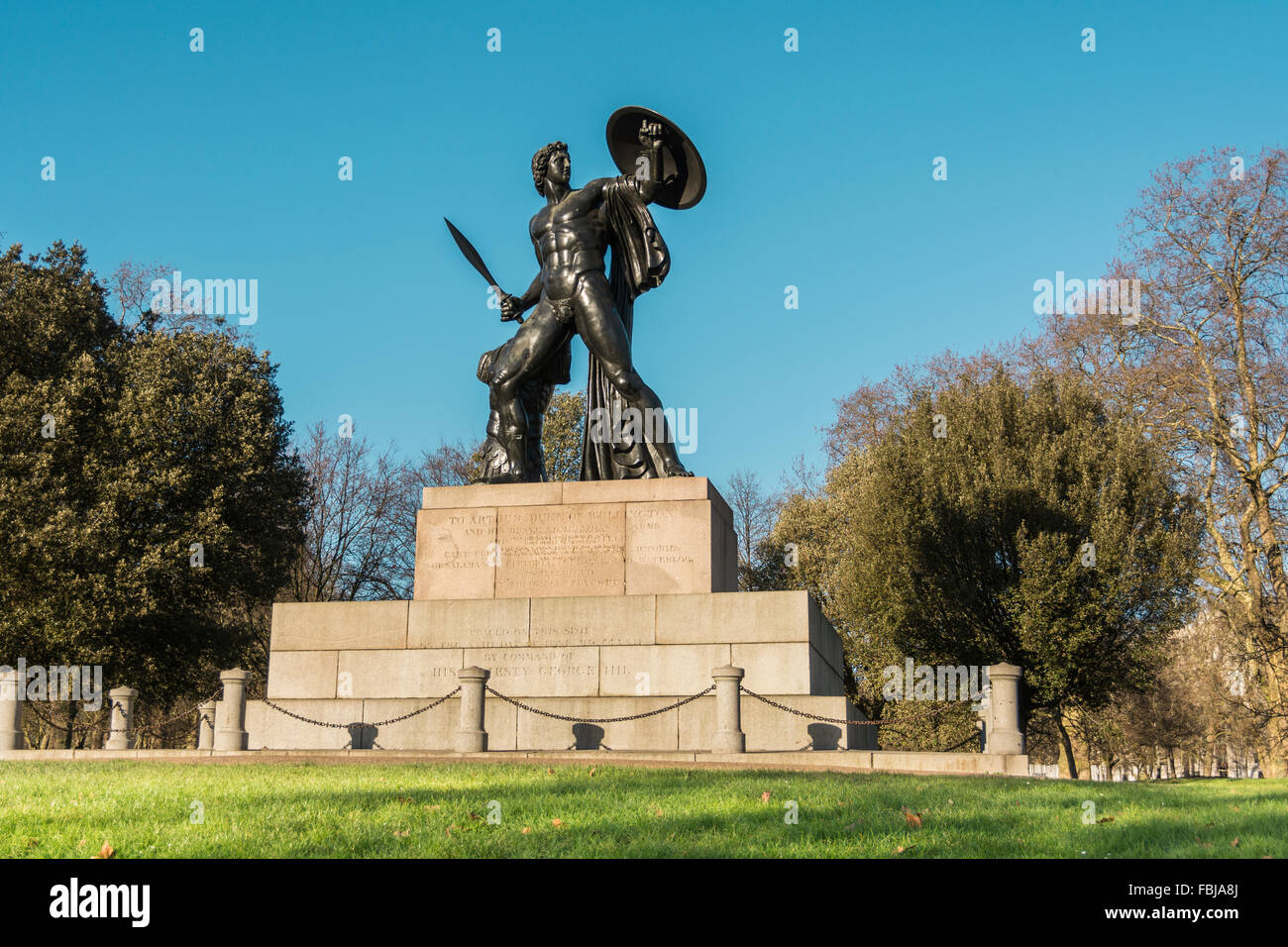 La statue de Sir Richard Westmacott d'Achille (Monument de Wellington ...