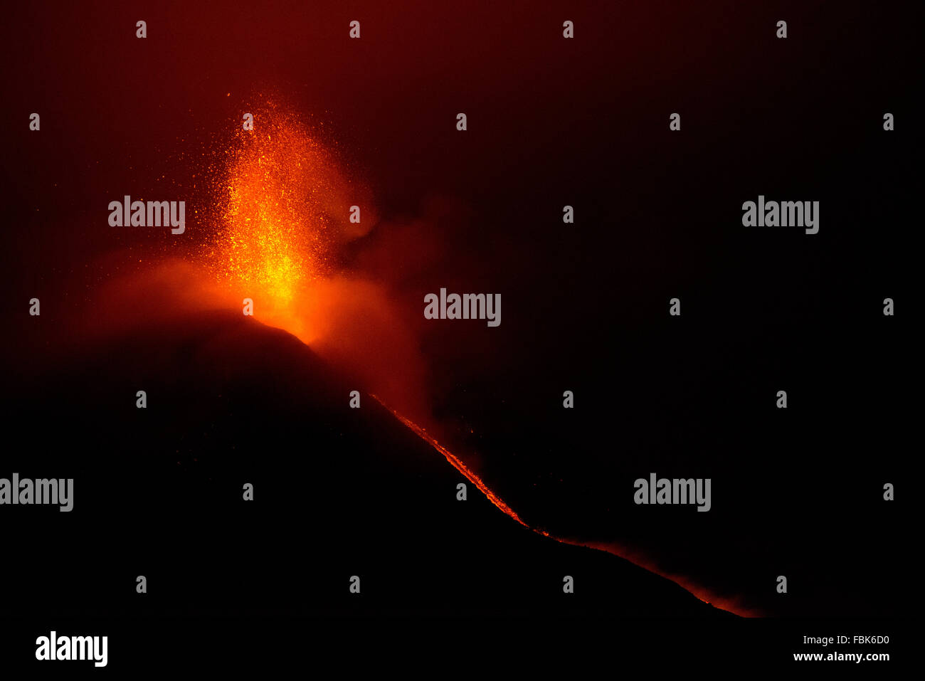 Etna eruption Banque de photographies et d’images à haute résolution - Alamy