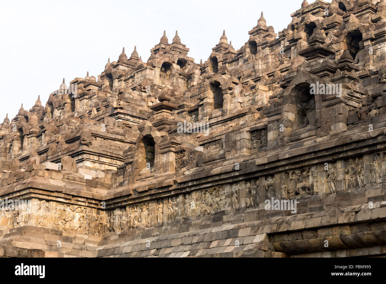 Borobudur Temple Complex, Yogyakarta, Indonésie.Borobudur est le plus ...