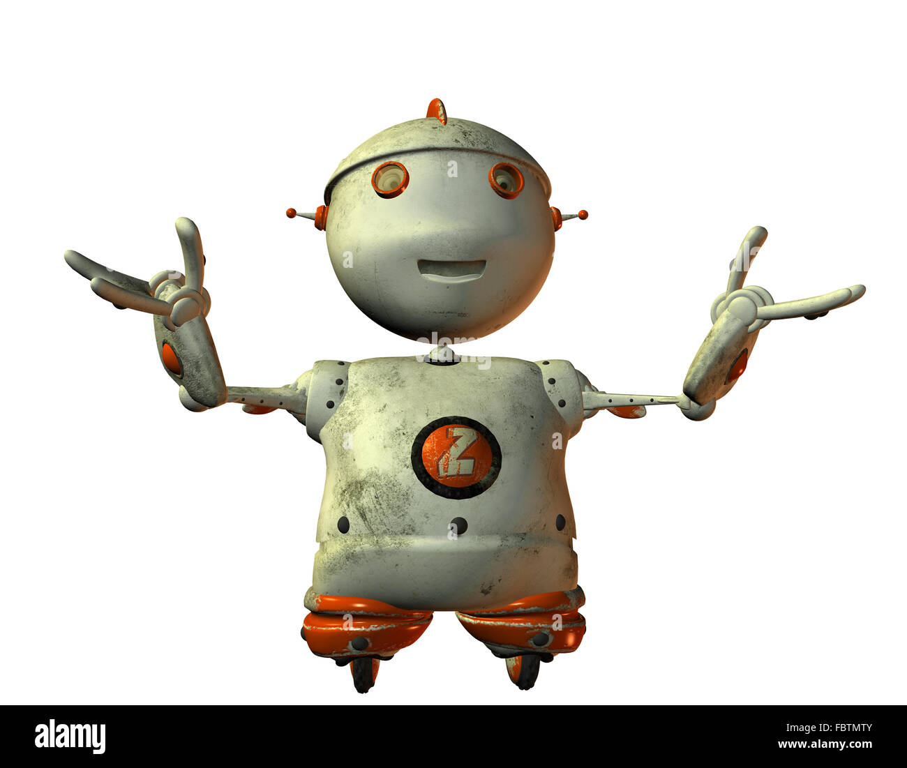 Robot artificiellement intelligent Banque d'images détourées - Alamy