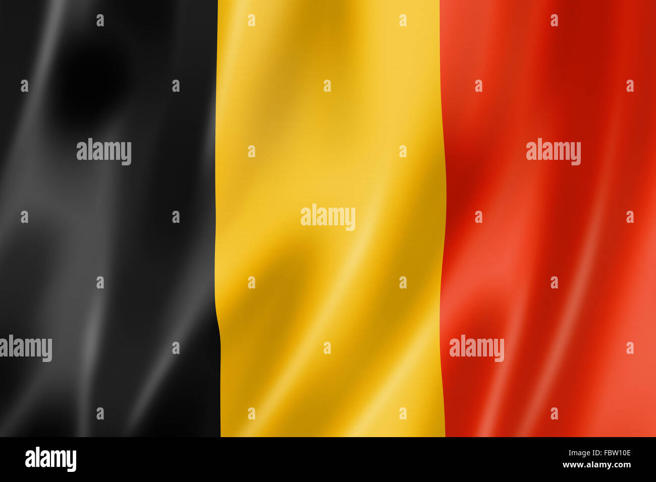 Drapeau belge flottant Banque de photographies et d’images à haute ...