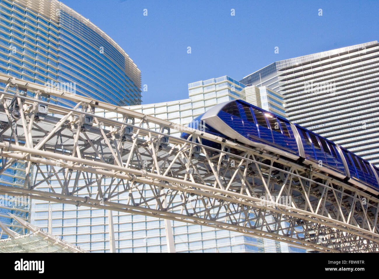 Las vegas monorail train nevada Banque de photographies et d’images à ...