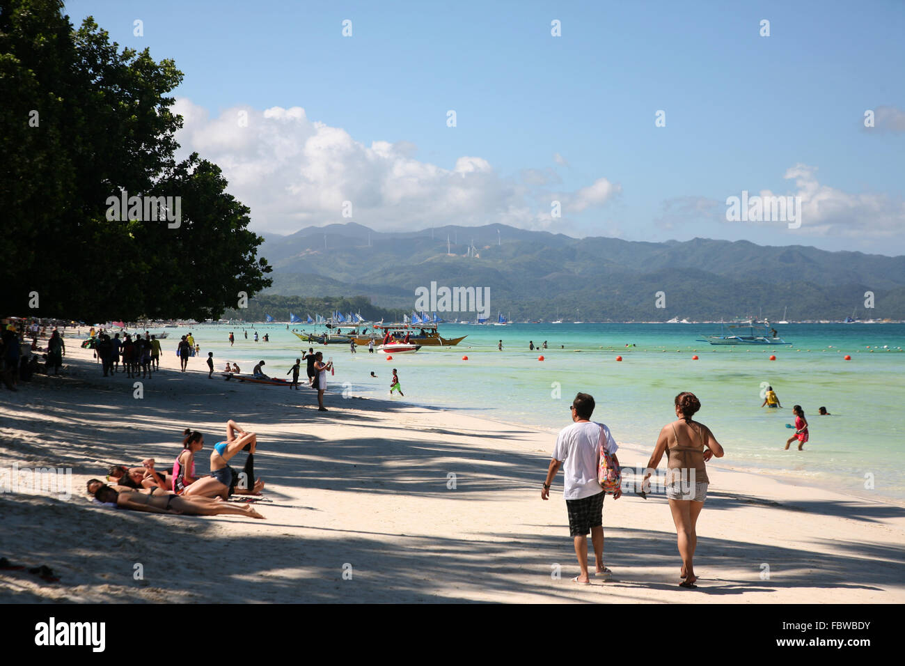 Philippines Boracay White Beach L'une des plus belles plages du monde ...