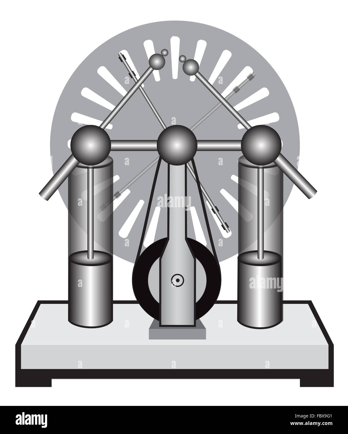 Electrostatic machine Banque de photographies et d’images à haute ...