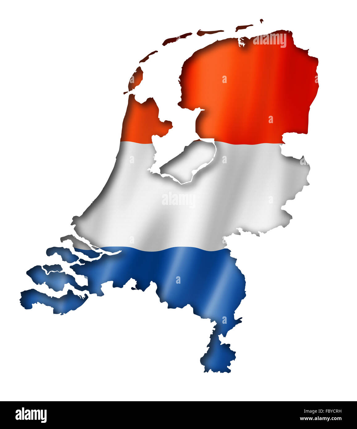 Drapeau Pays-bas map Photo Stock - Alamy