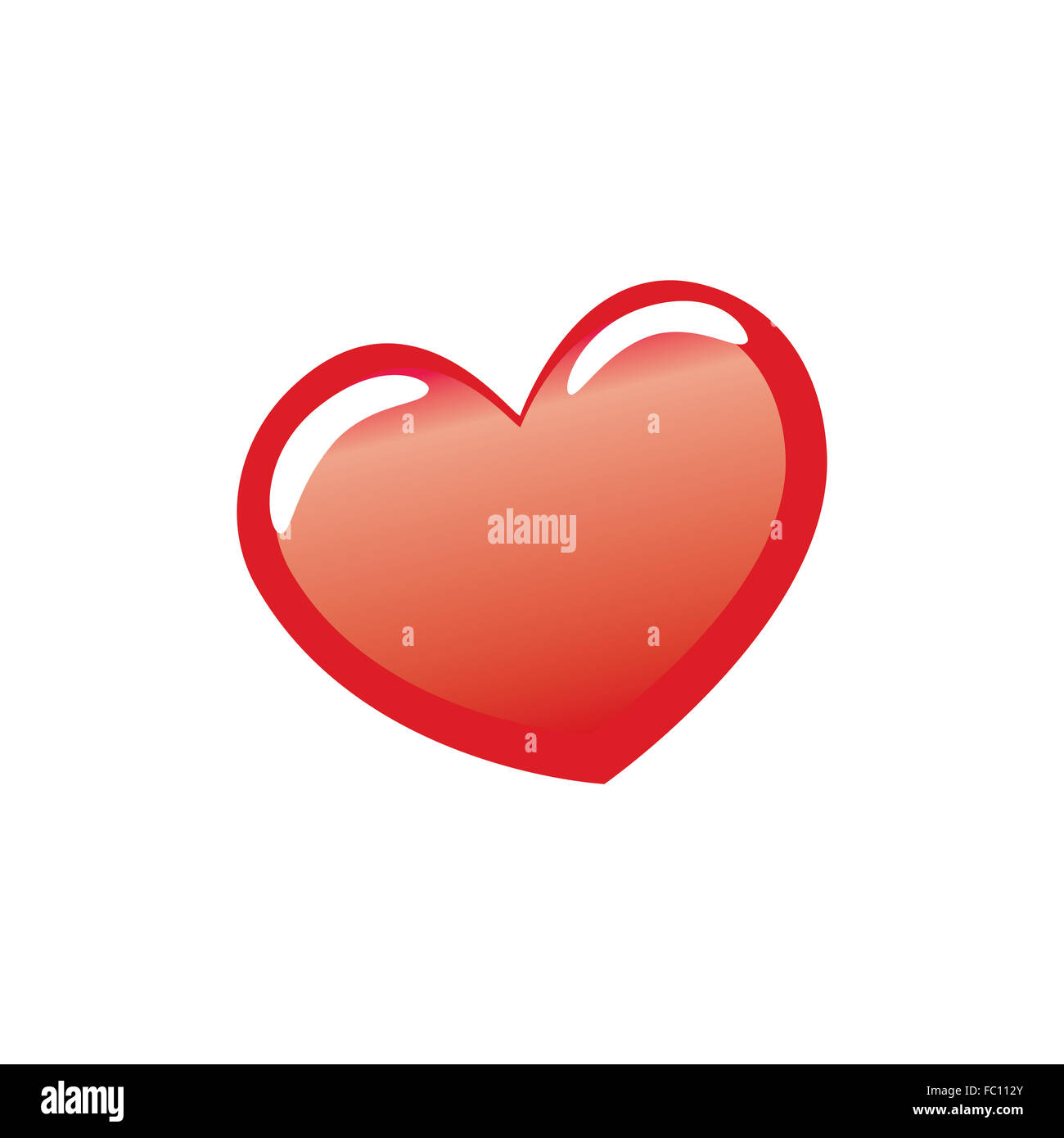 Symbole du coeur rouge Banque de photographies et d’images à haute ...