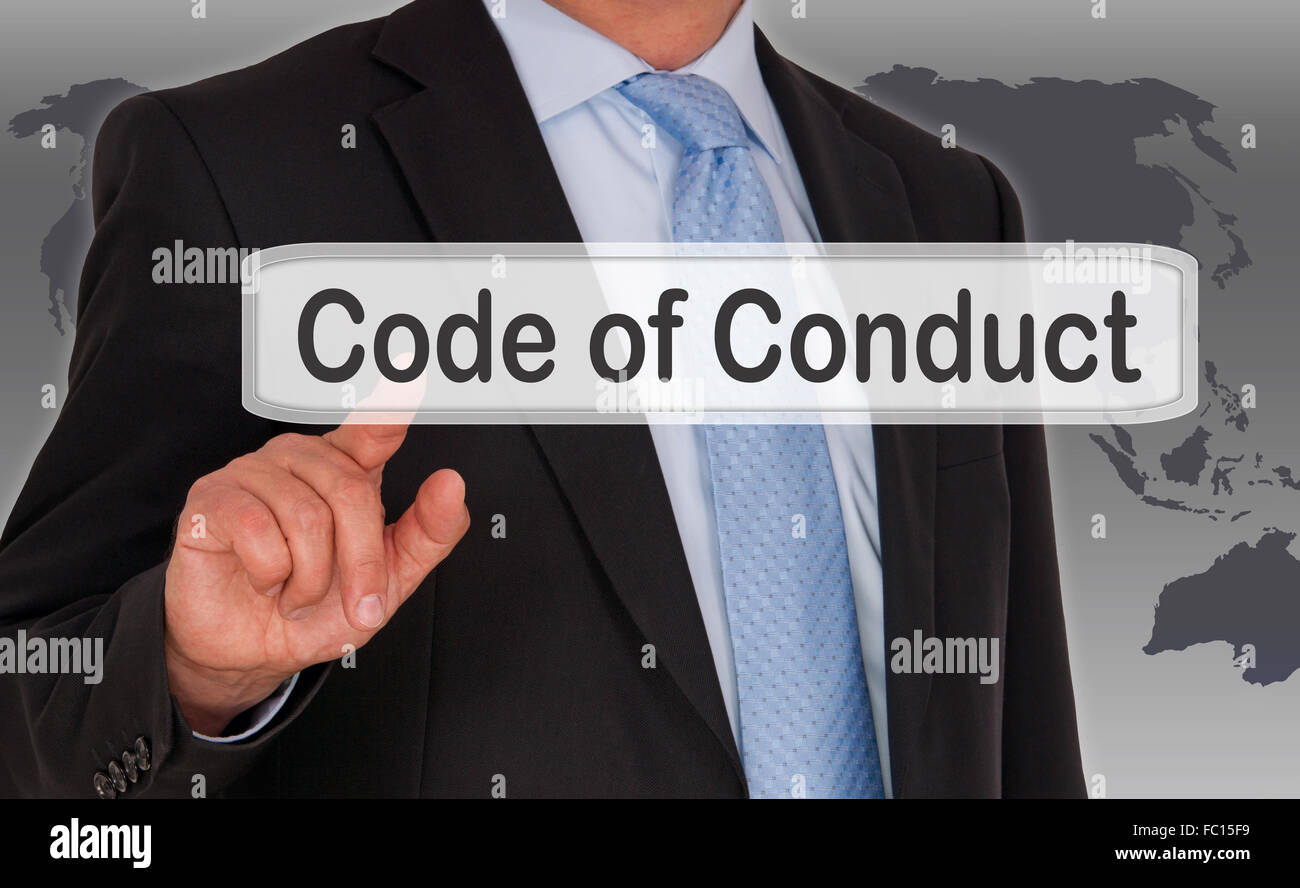 Panneau de code de conduite Banque de photographies et d’images à haute ...