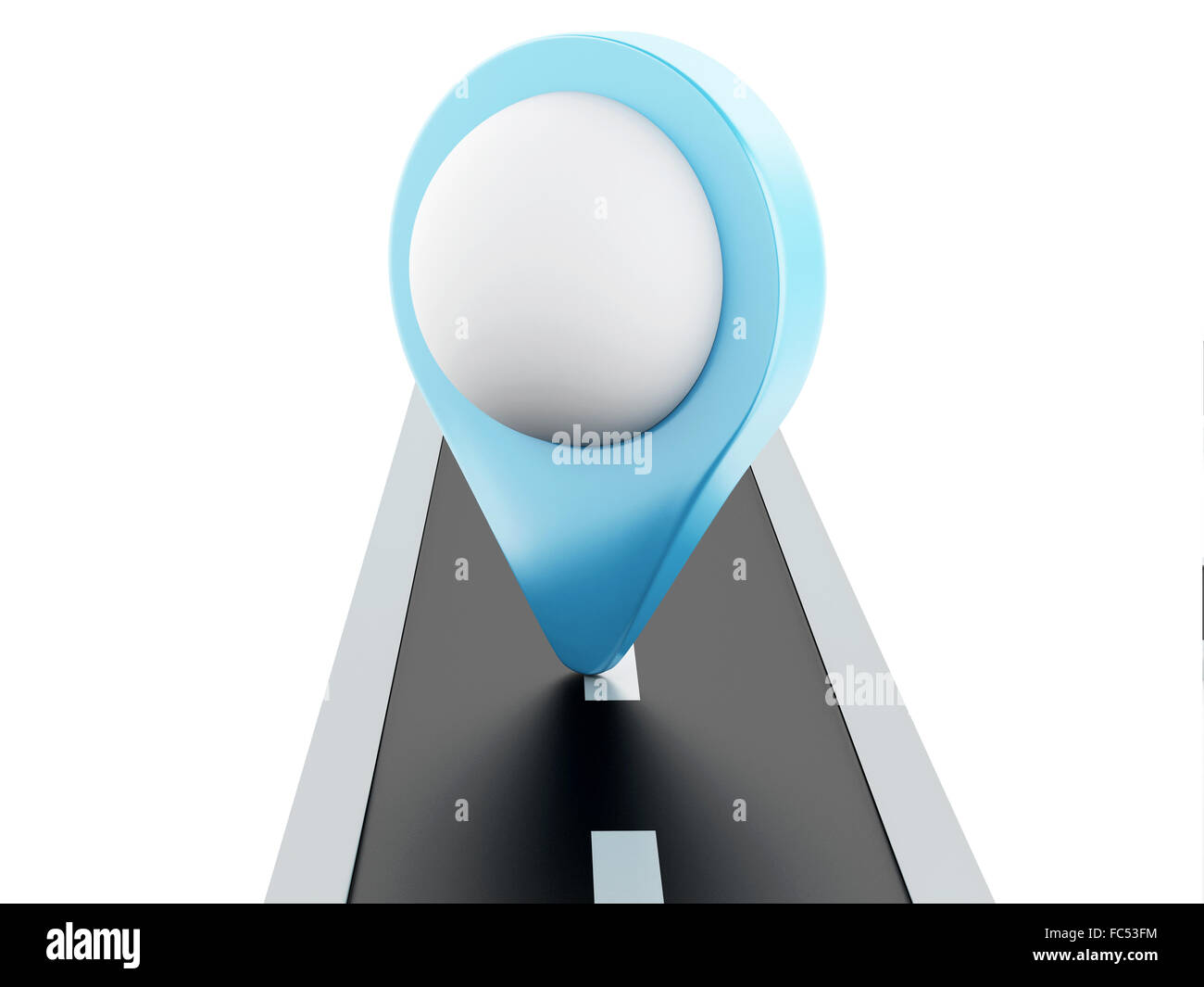 3d perspective street map illustration Banque de photographies et d ...