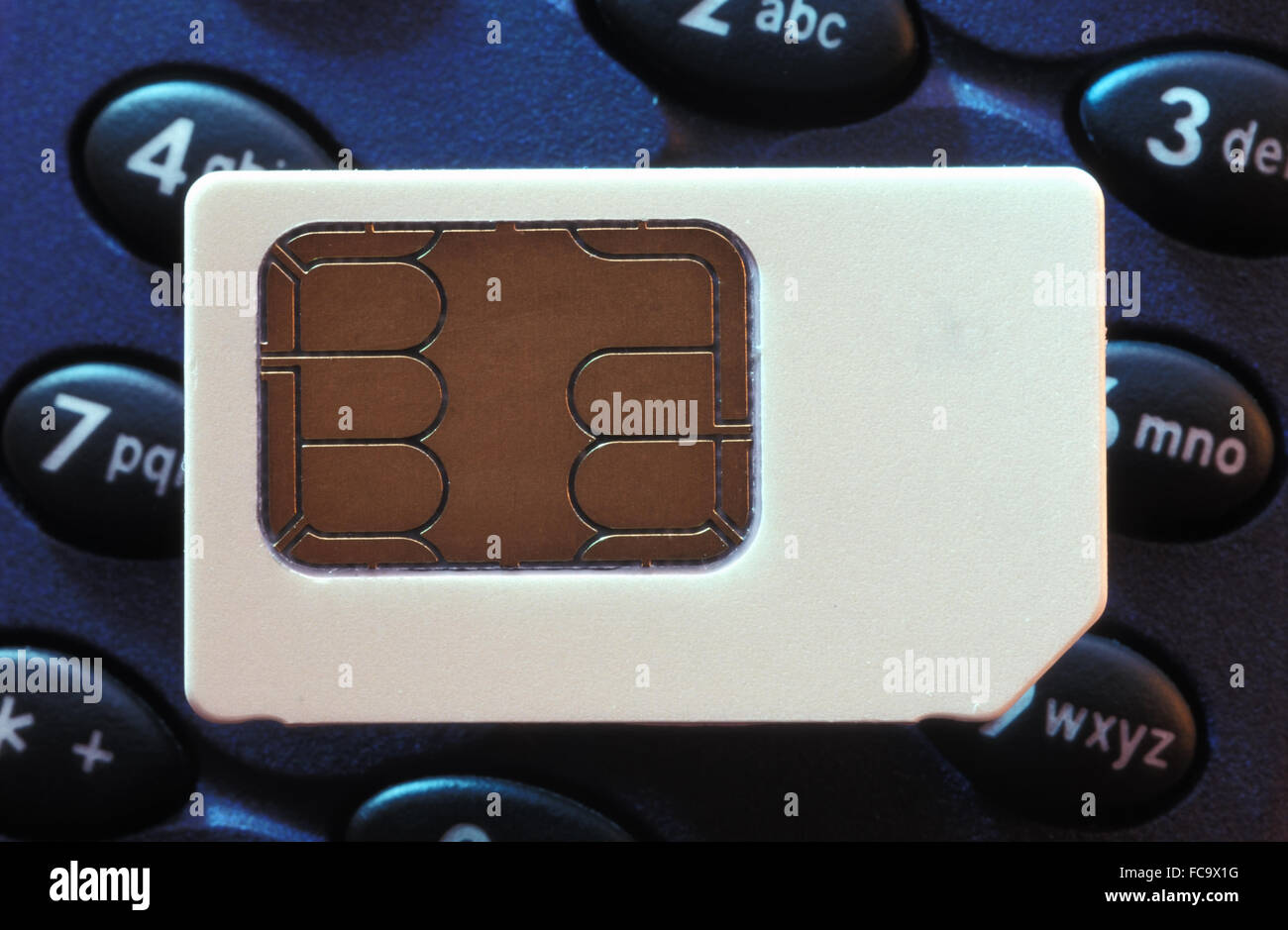 Carte sim bleue Banque de photographies et d’images à haute résolution ...