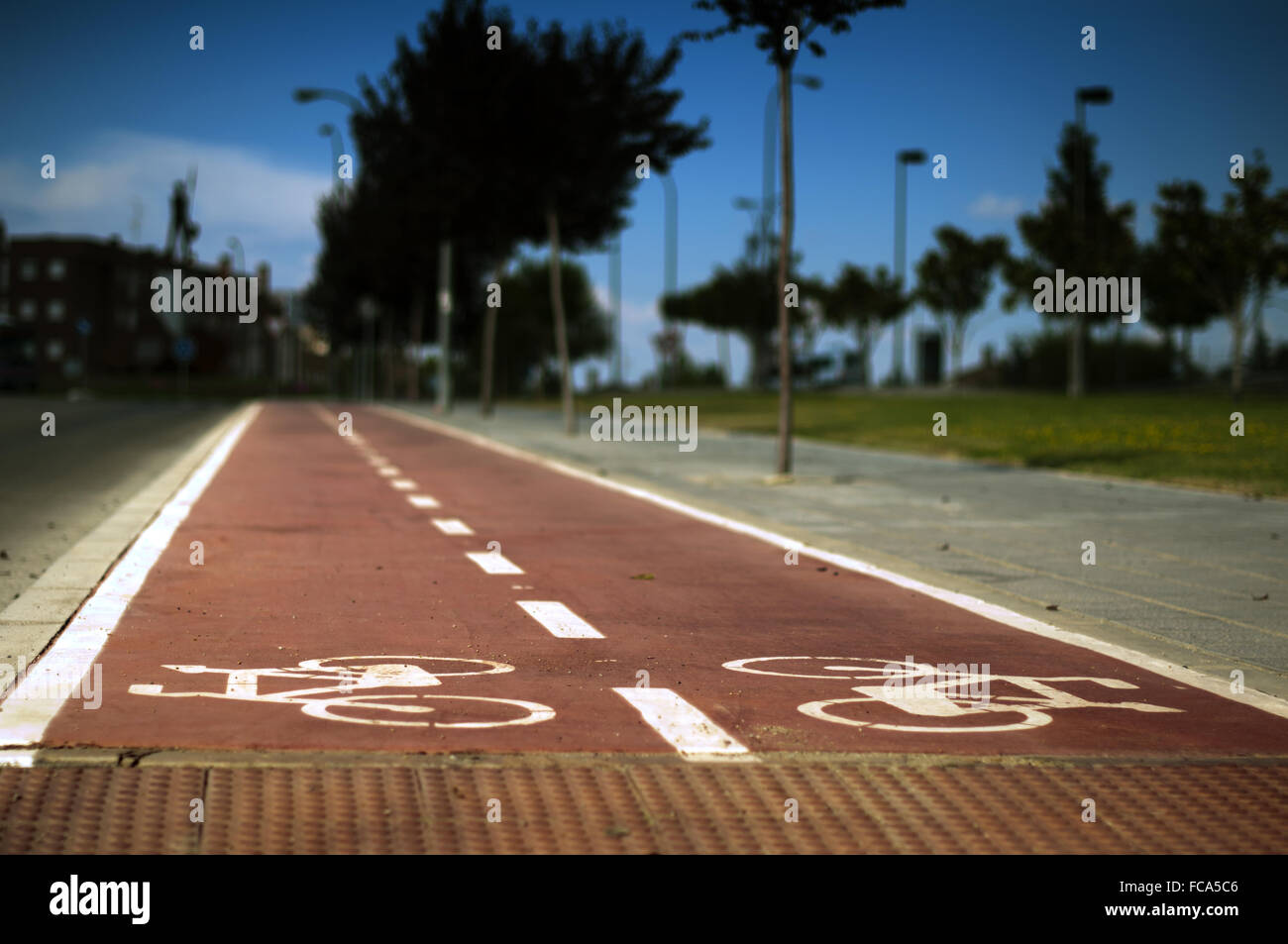 Parc Pistes Cyclables Banque d'image et photos - Alamy
