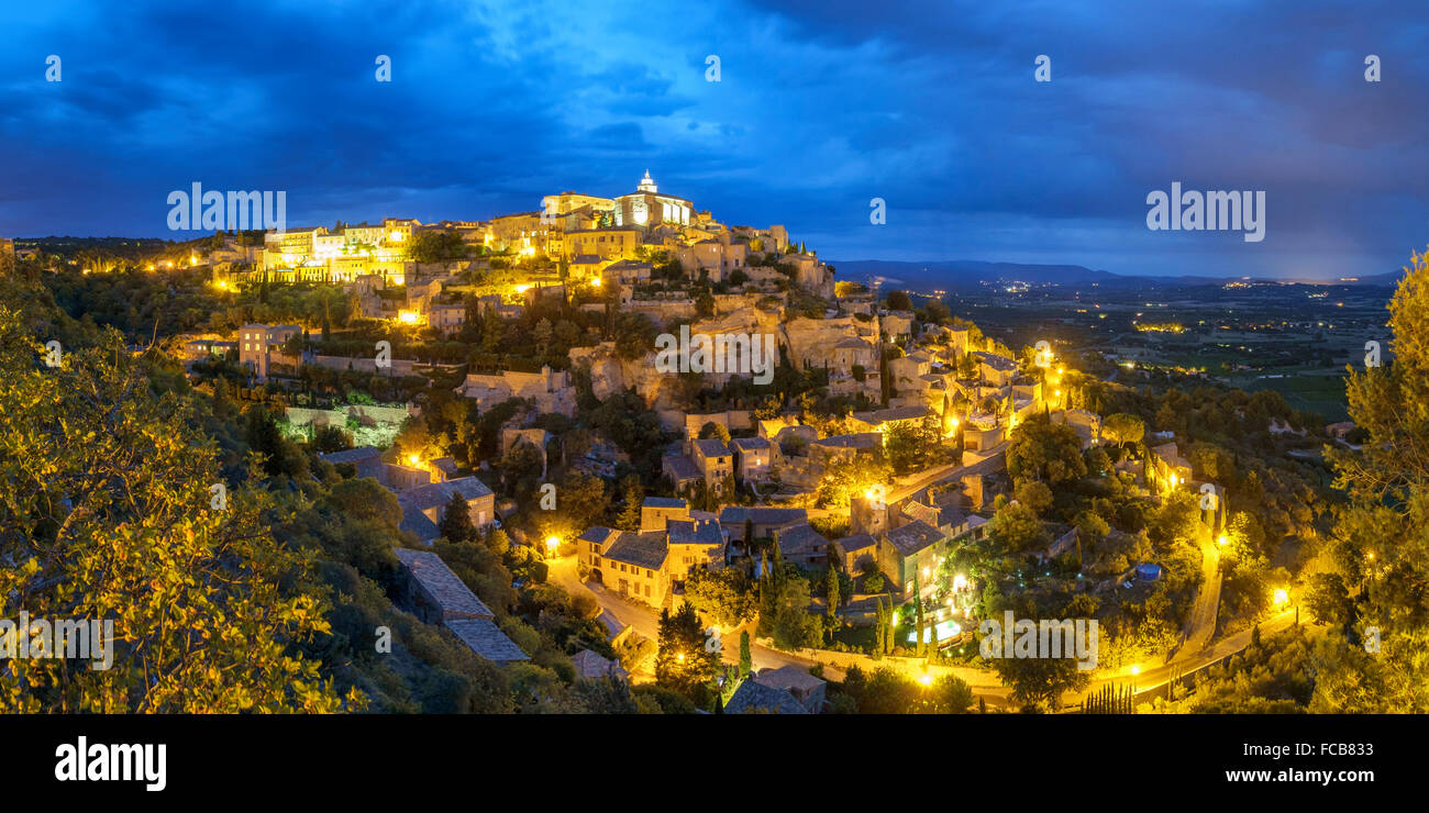 Gordes France Provence Night Photos & Gordes France Provence Night ...
