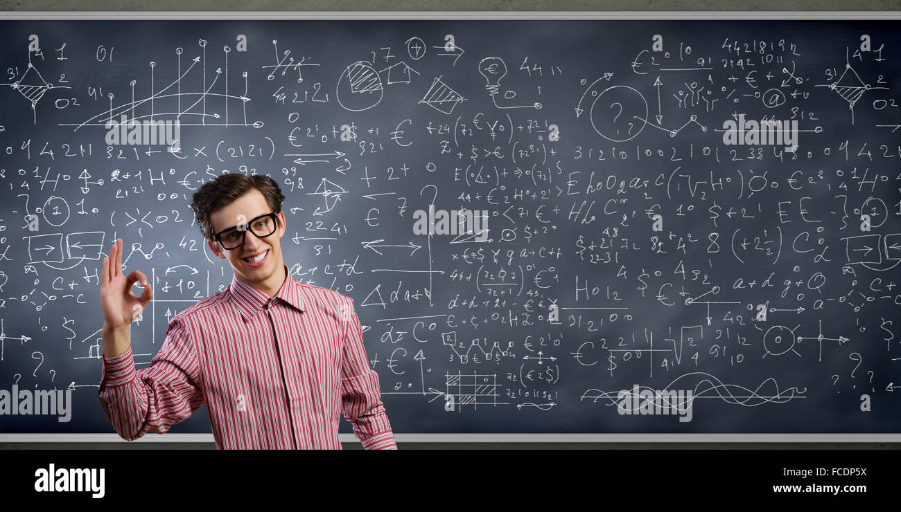 Mathematics funny drawing maths Banque de photographies et d’images à ...