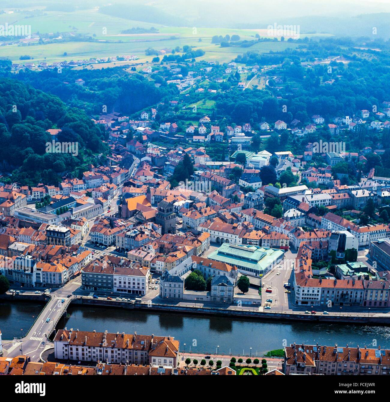 France vosges epinal aerial view Banque de photographies et d’images à ...