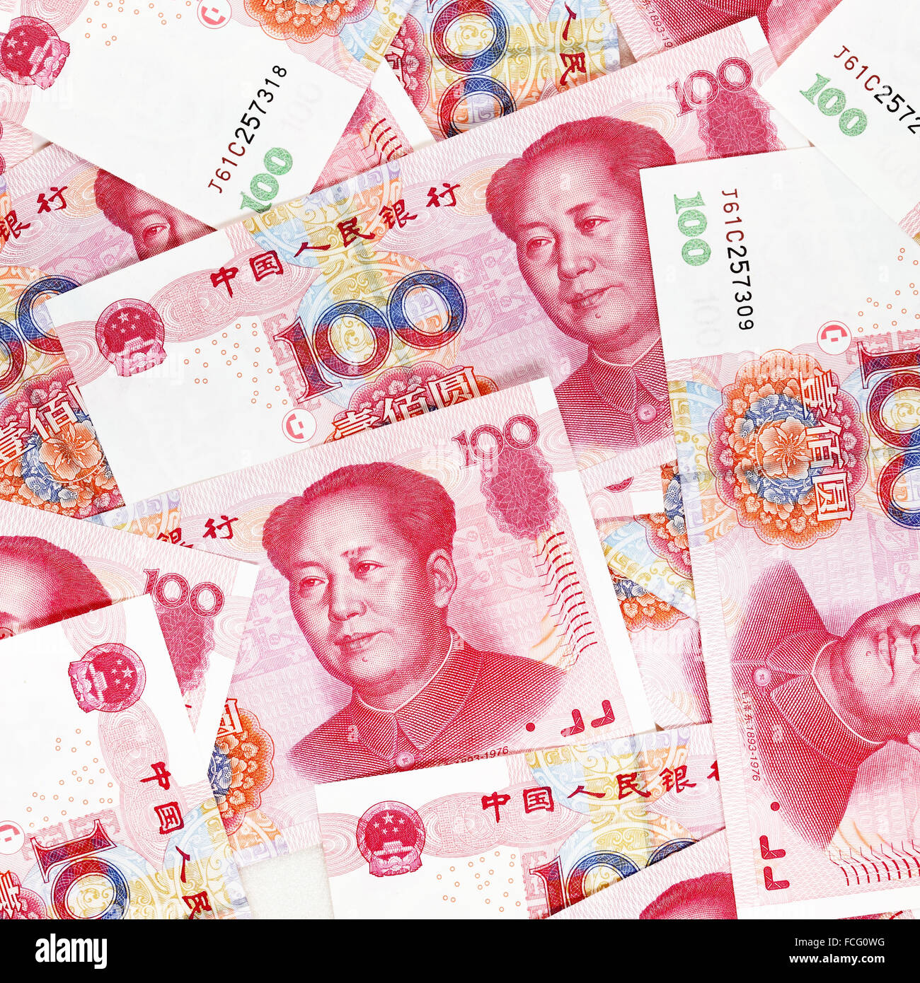 Billets de banque en yuan chinois 100 Banque de photographies et d ...