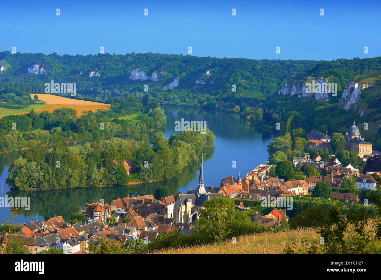 Méandre, seine, rivière Banque de photographies et d’images à haute ...