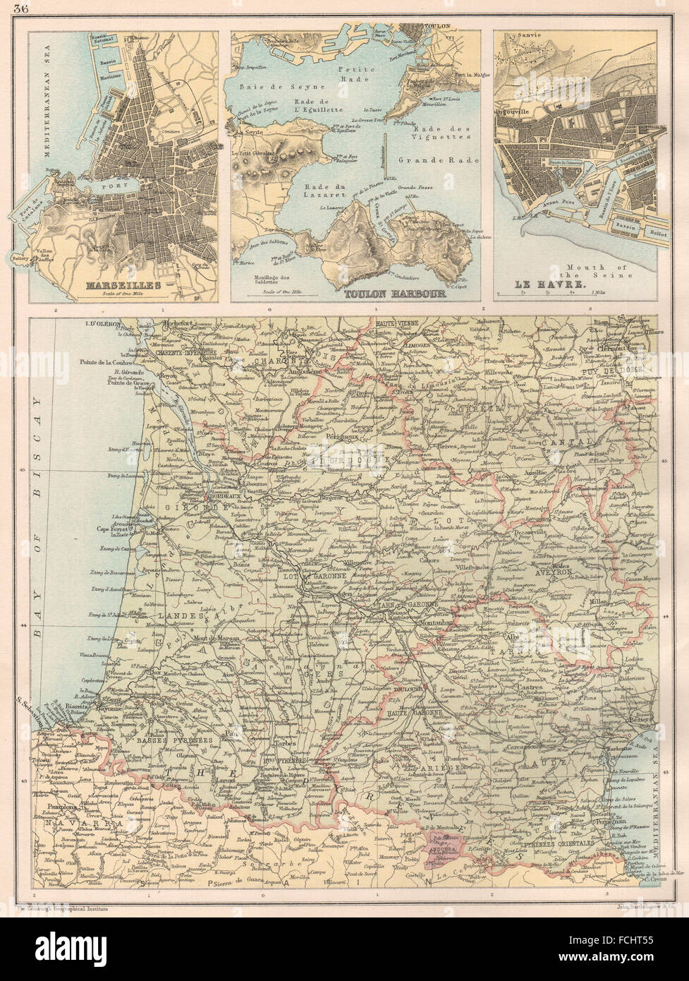 Carte du havre Banque de photographies et d’images à haute résolution - Alamy