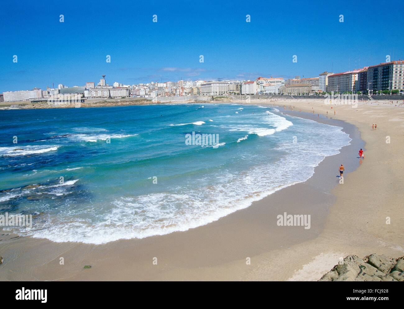 Riazor beach la coruña Banque de photographies et d’images à haute ...