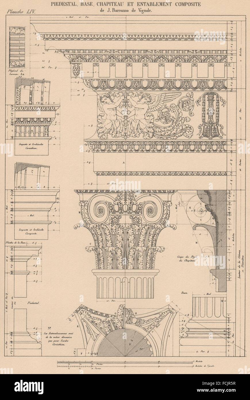 Entablement composite Banque de photographies et d’images à haute ...