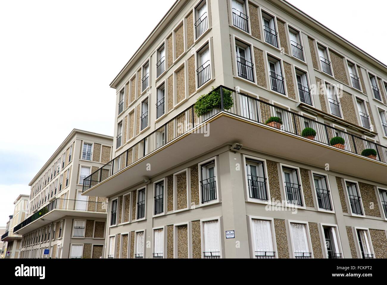 The city rebuilt by auguste perret Banque de photographies et d’images à haute résolution - Alamy