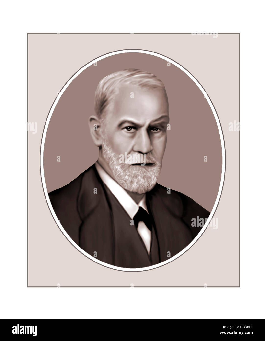Portrait sigmund freud Banque d'images détourées - Alamy